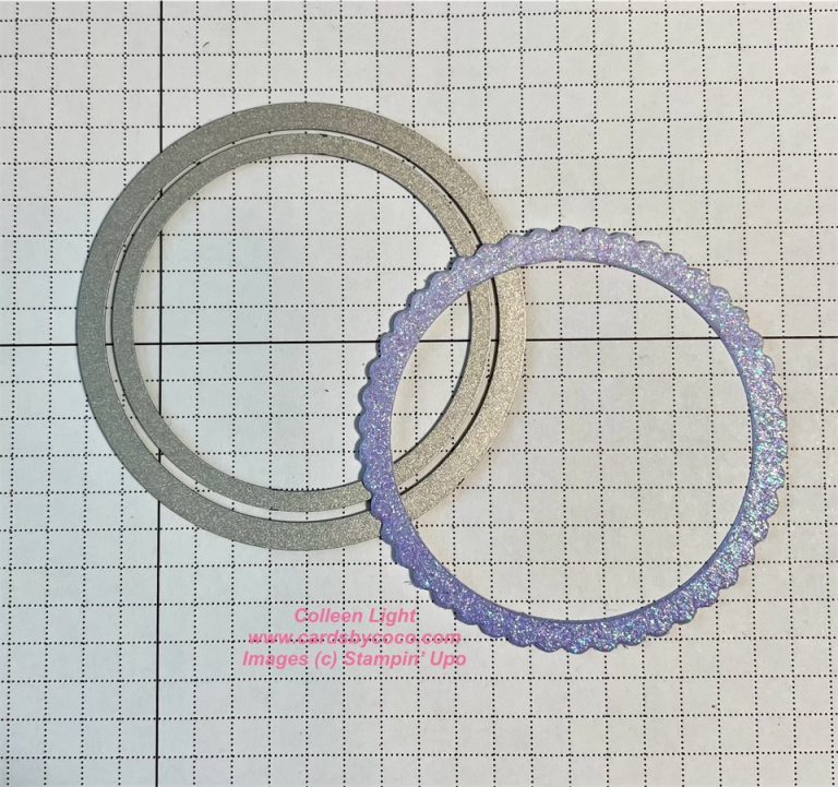 Beautifully Happy Peek-a-boo Circle Handmade Card - cardsbycoco