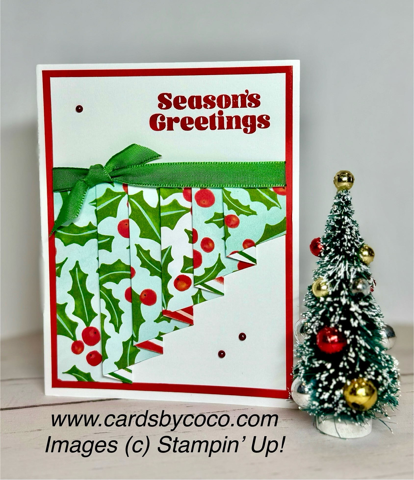 I'm Making One Christmas Card a Week- No More Hoarding Supplies ...