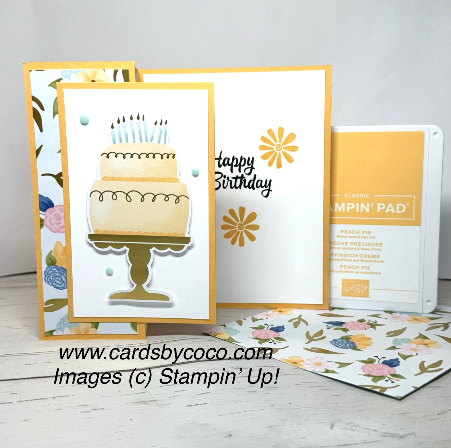 Let's Make a Fun Fold Handmade Birthday Card using the Wildflower ...
