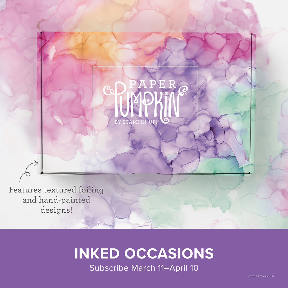 April 2025 Paper Pumpkin- Inked Occasions - cardsbycoco