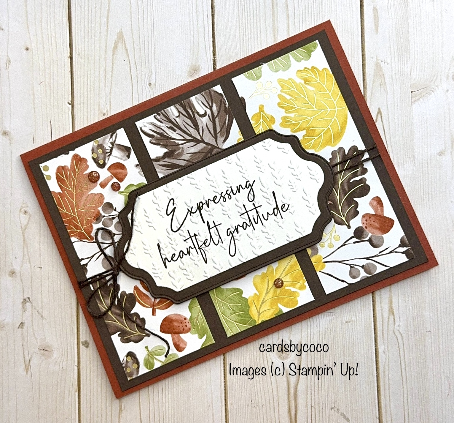 I Love this Design using the Gathering Together Suite! - cardsbycoco